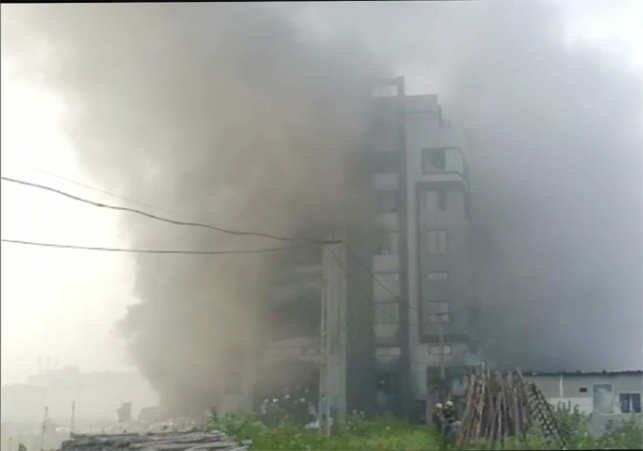 Fire at packaging factory in Surat